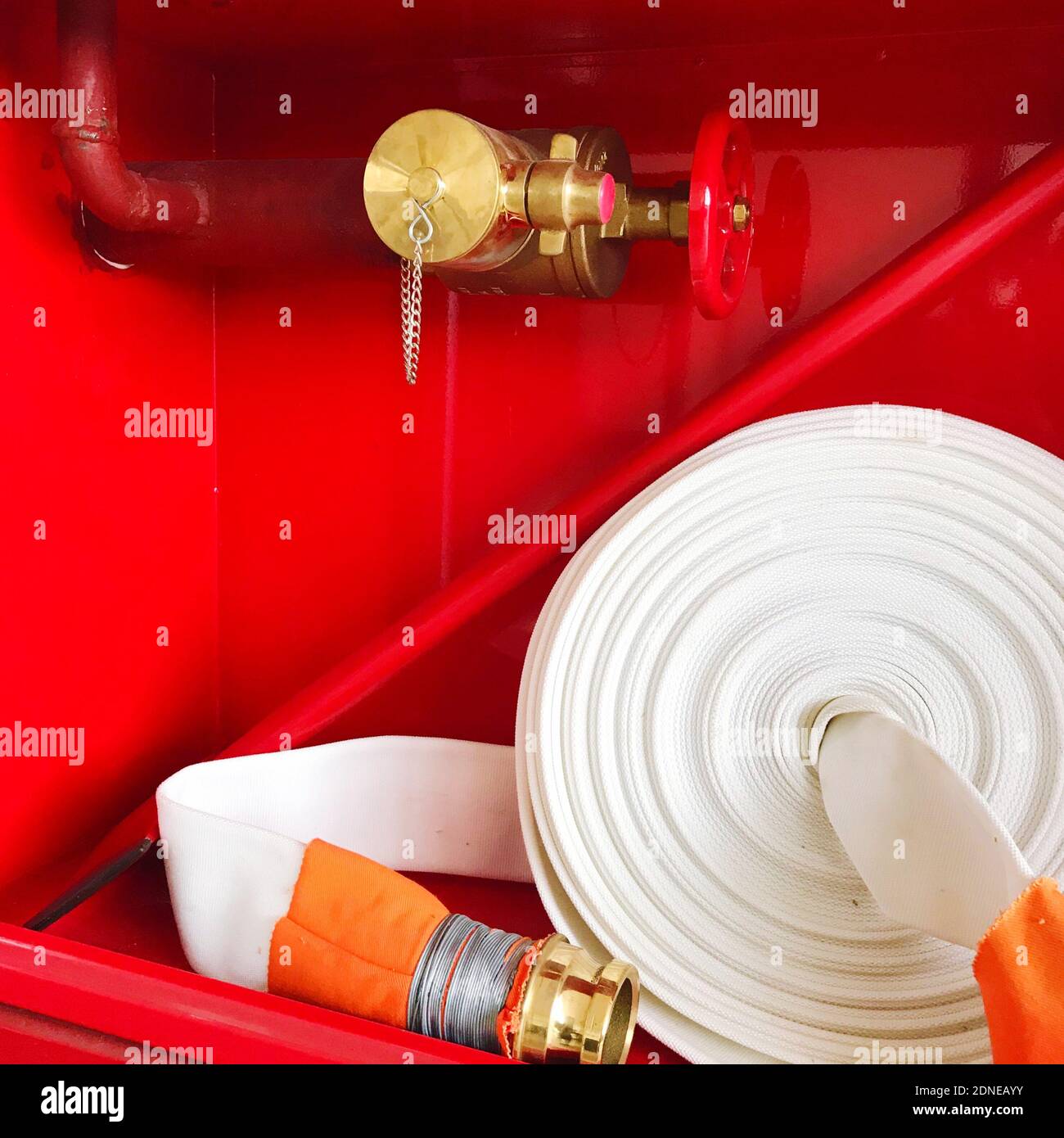 Rolled Fire Hose High Resolution Stock Photography and Images - Alamy