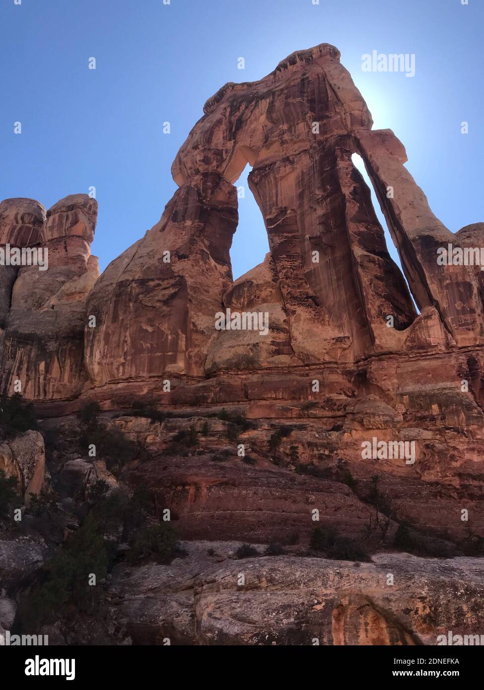Canyonlands druid arch people hi-res stock photography and images - Alamy