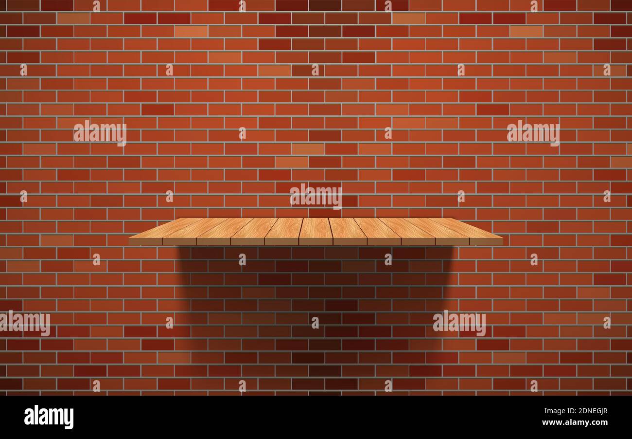 Empty red brick store Stock Vector Images - Alamy