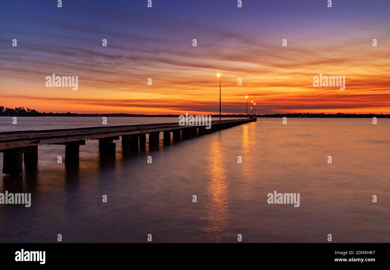Perth waterfront australia jetty hi-res stock photography and images ...