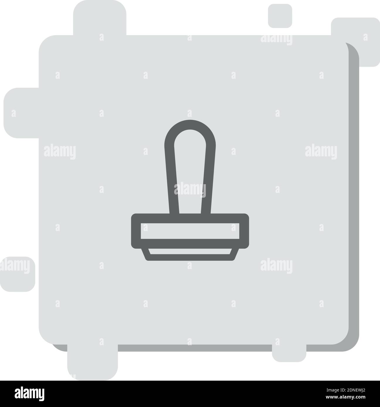 stamp vector icon modern simple vector illustration Stock Vector Image ...