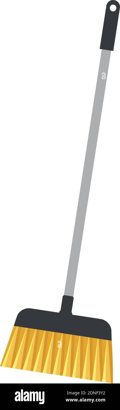 Isolated broom cleaning products wash icon- Vector Stock Vector Image ...