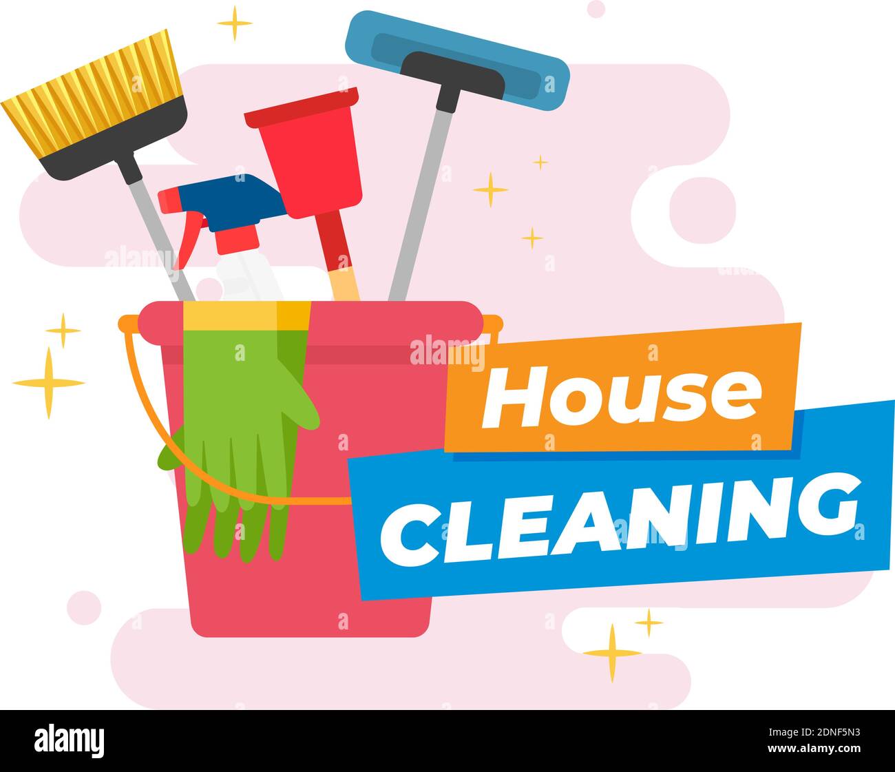 Products house cleaning in white background image- Vector Stock Vector ...