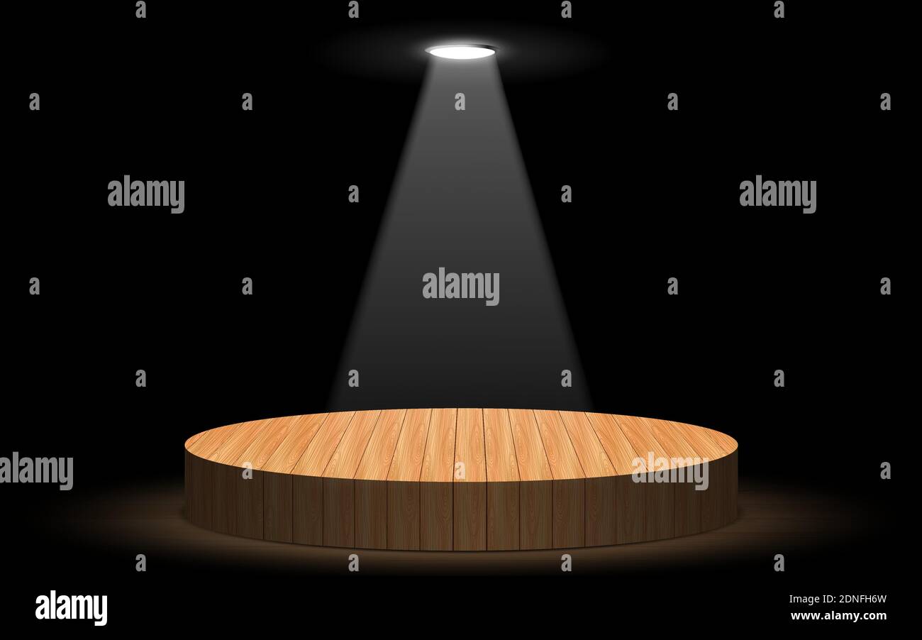 Empty bright room wooden Stock Vector Images - Alamy