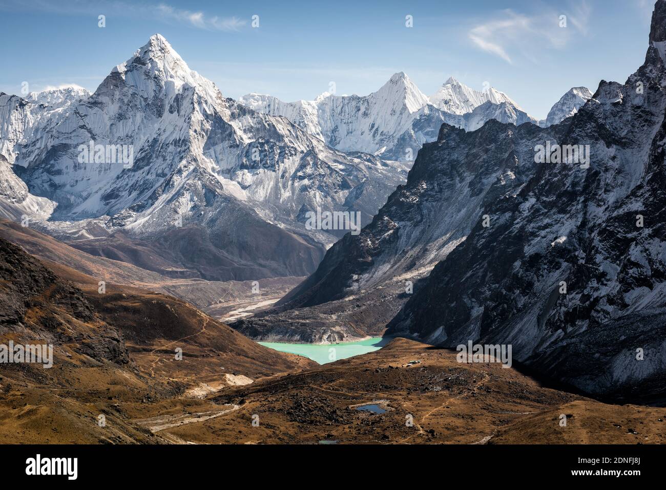 Valley In the Himalayan Mountains Stock Photo - Alamy