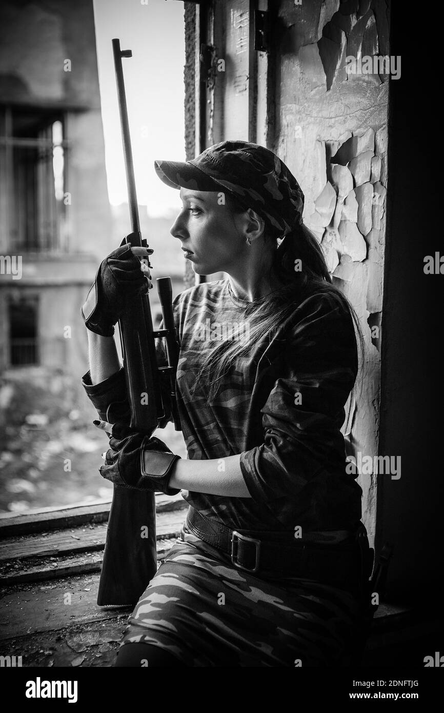 Green window Black and White Stock Photos & Images - Alamy