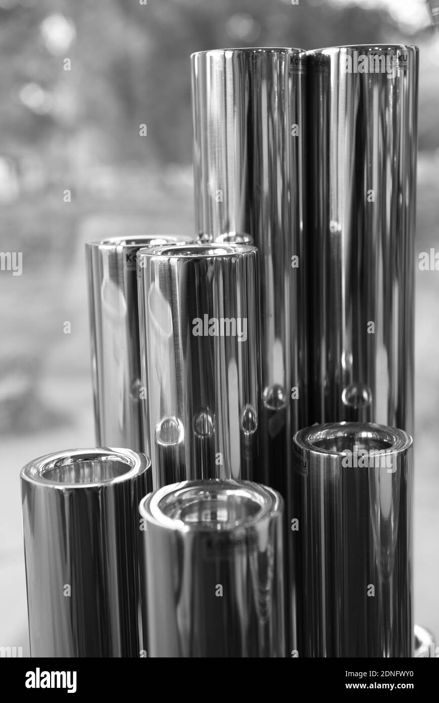 Silver cylinders hi-res stock photography and images - Alamy