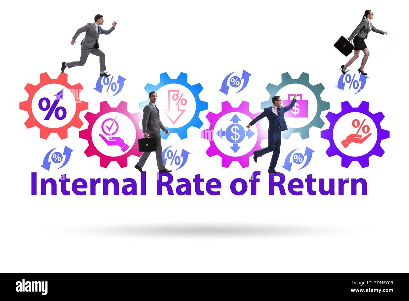 Concept of IRR - Internal Rate of Return in evaluation Stock Photo - Alamy