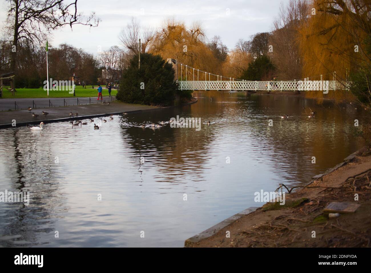Wardown park lake hi-res stock photography and images - Alamy