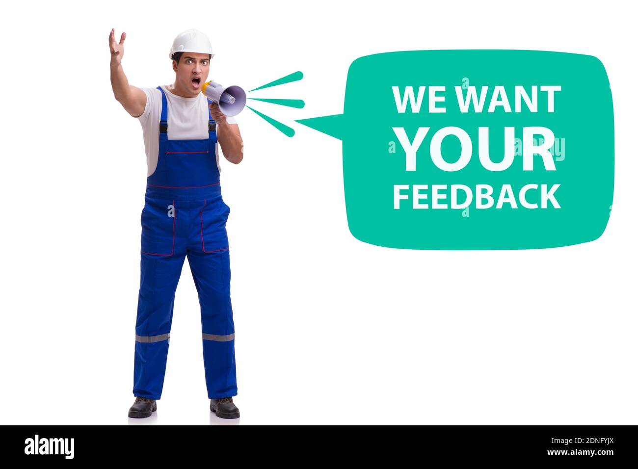 Concept of receiving feedback from the customers Stock Photo - Alamy