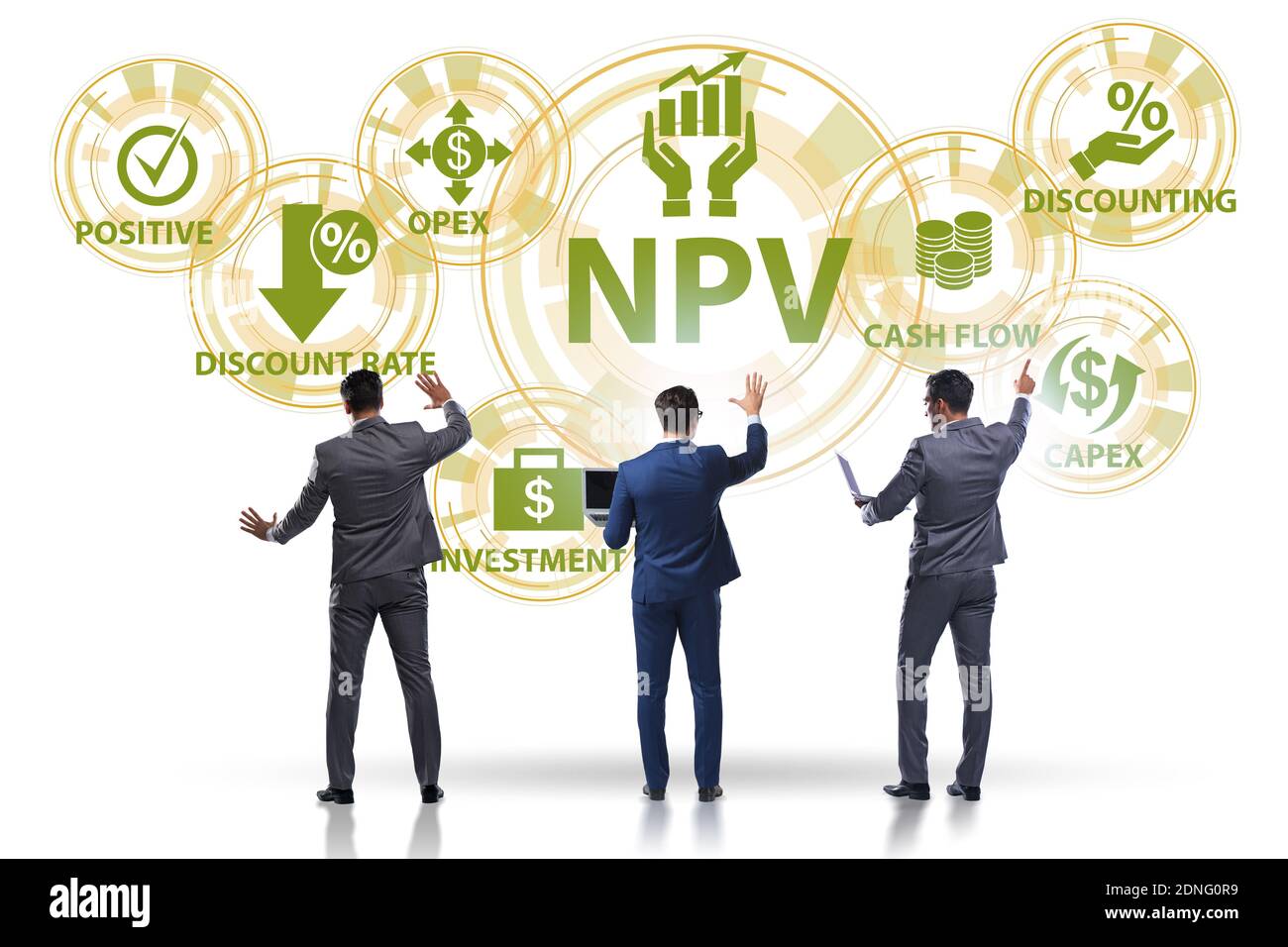Concept of NPV - Net Present Value in evaluation Stock Photo - Alamy