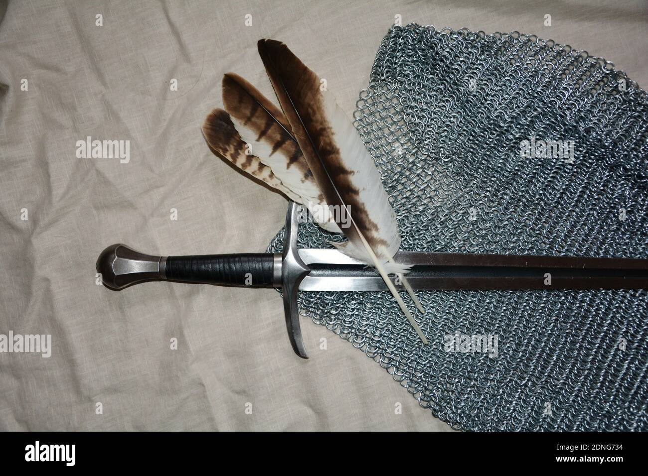 Feathers made of metal hi-res stock photography and images - Alamy