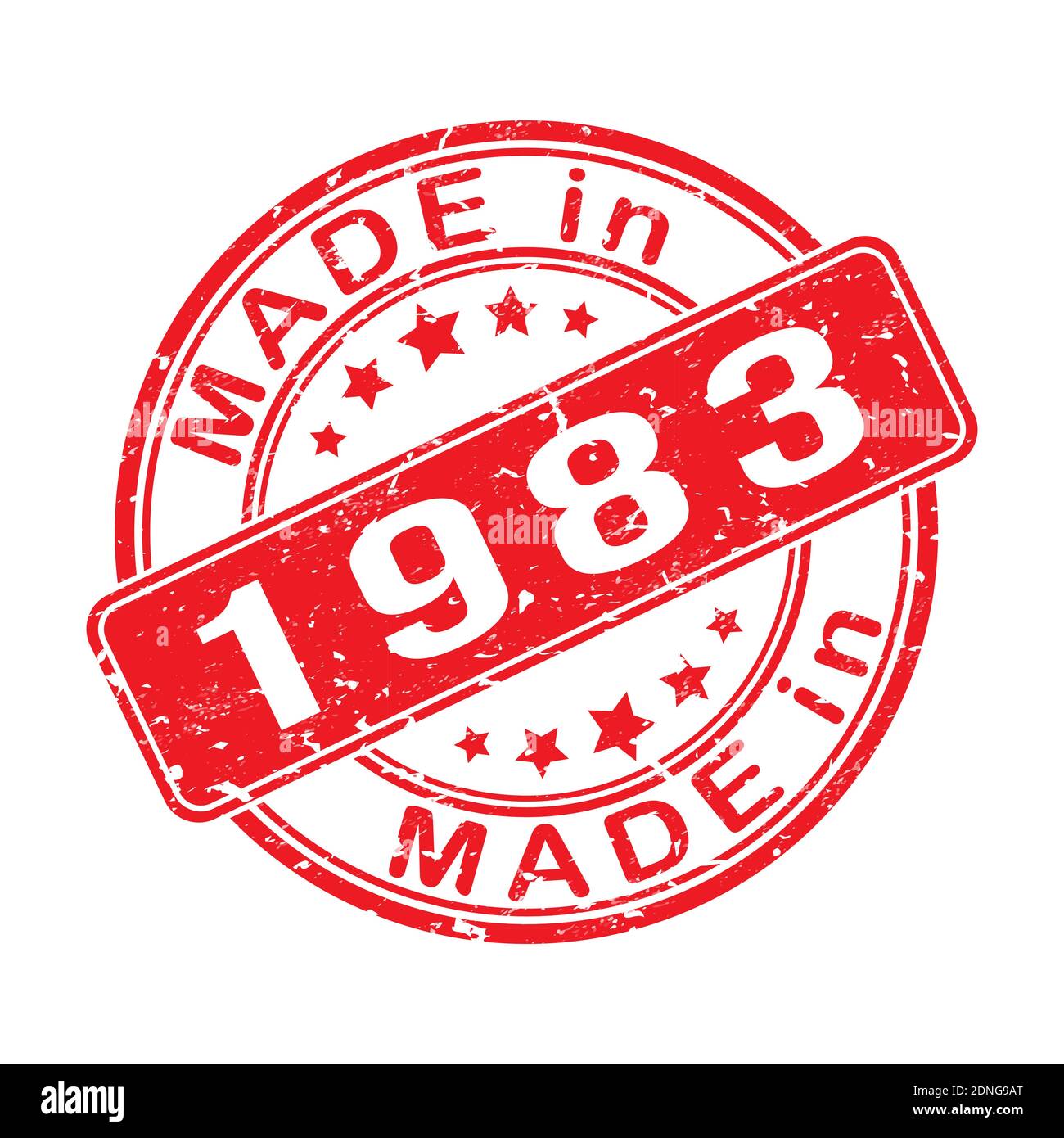 Made in 1983 Stock Vector Images - Alamy