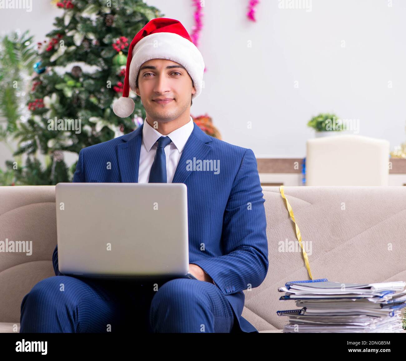 Busy christmas party in home hi-res stock photography and images - Alamy