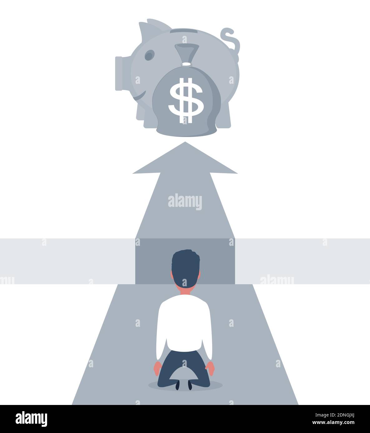 Concept of crisis and failure Stock Vector Image & Art - Alamy