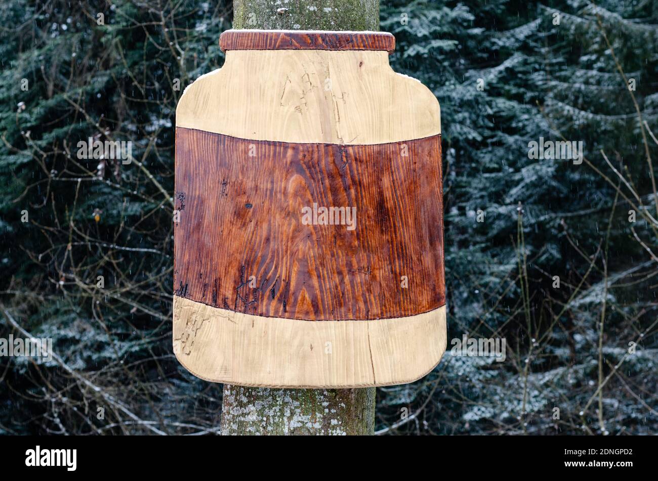 Hanging wood sign isolated hi-res stock photography and images - Alamy