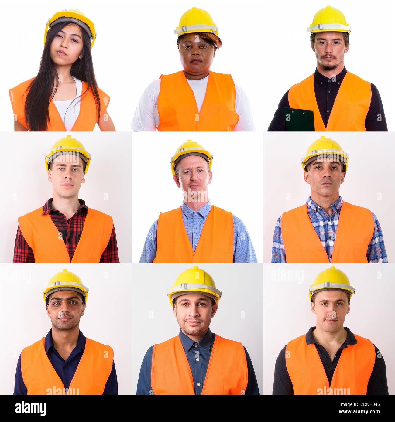 Construction Workers Working Inside