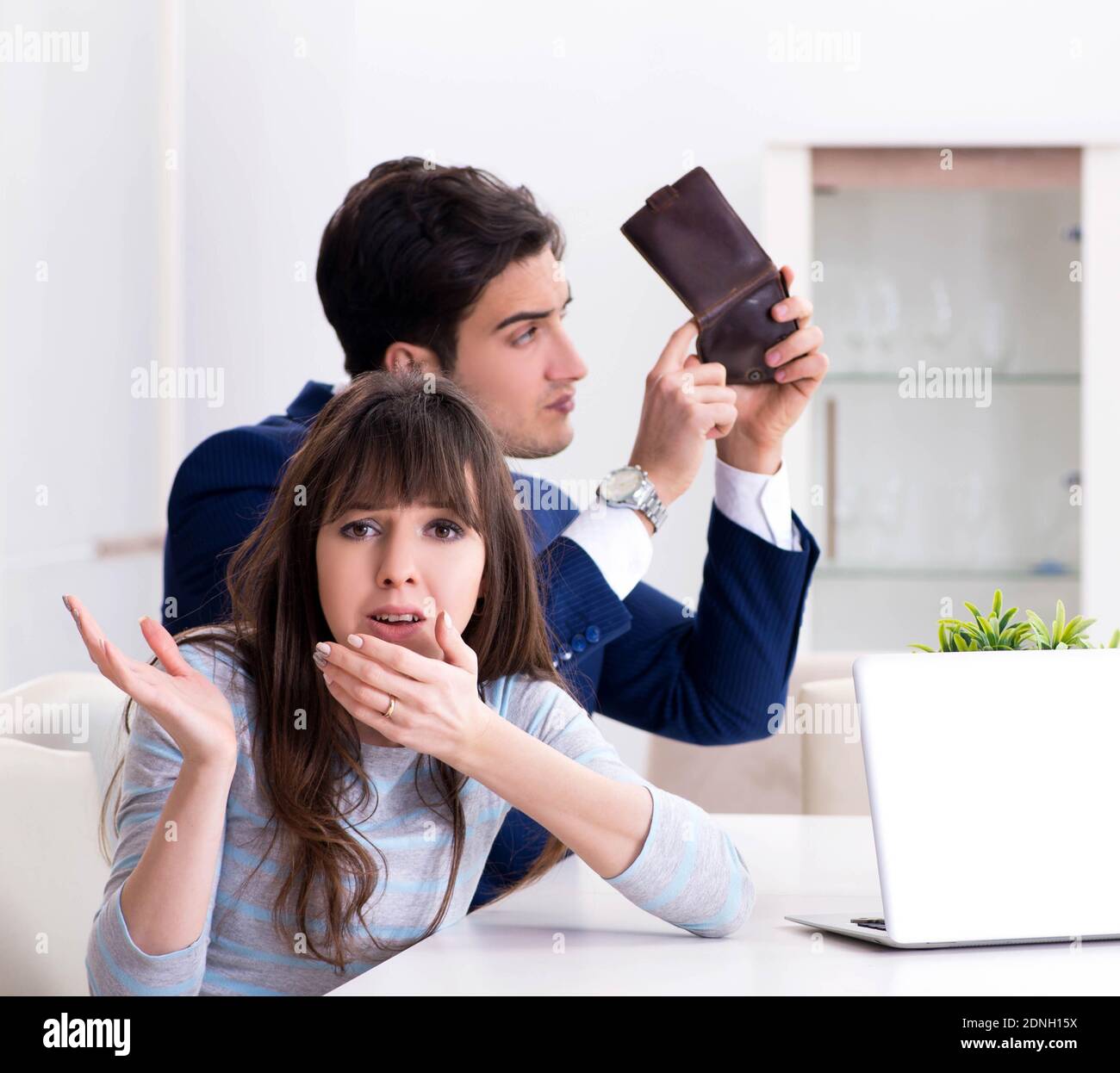 The bankrupt family with no cash at home Stock Photo - Alamy