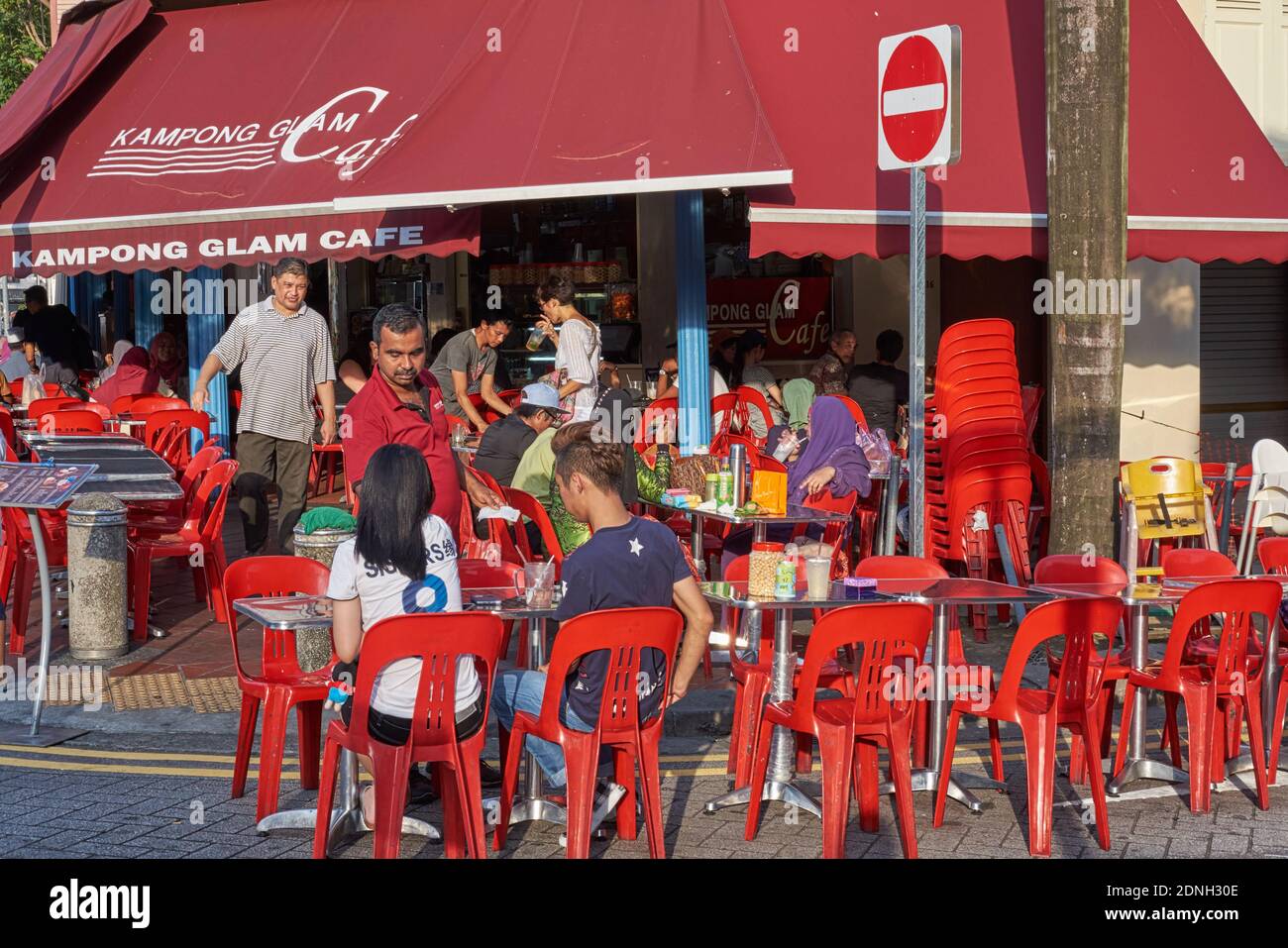 Kampong Glam Café in Bussorah St. in Kampong Glam or Arab St. area ...