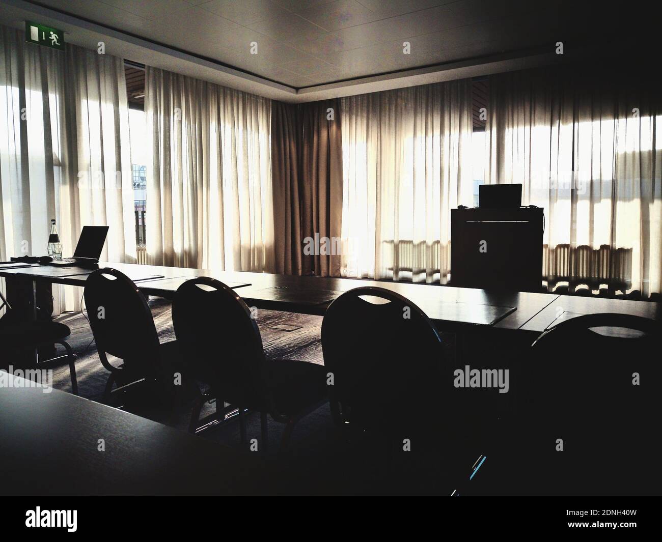 Interior Of Empty Seats At Office Stock Photo - Alamy
