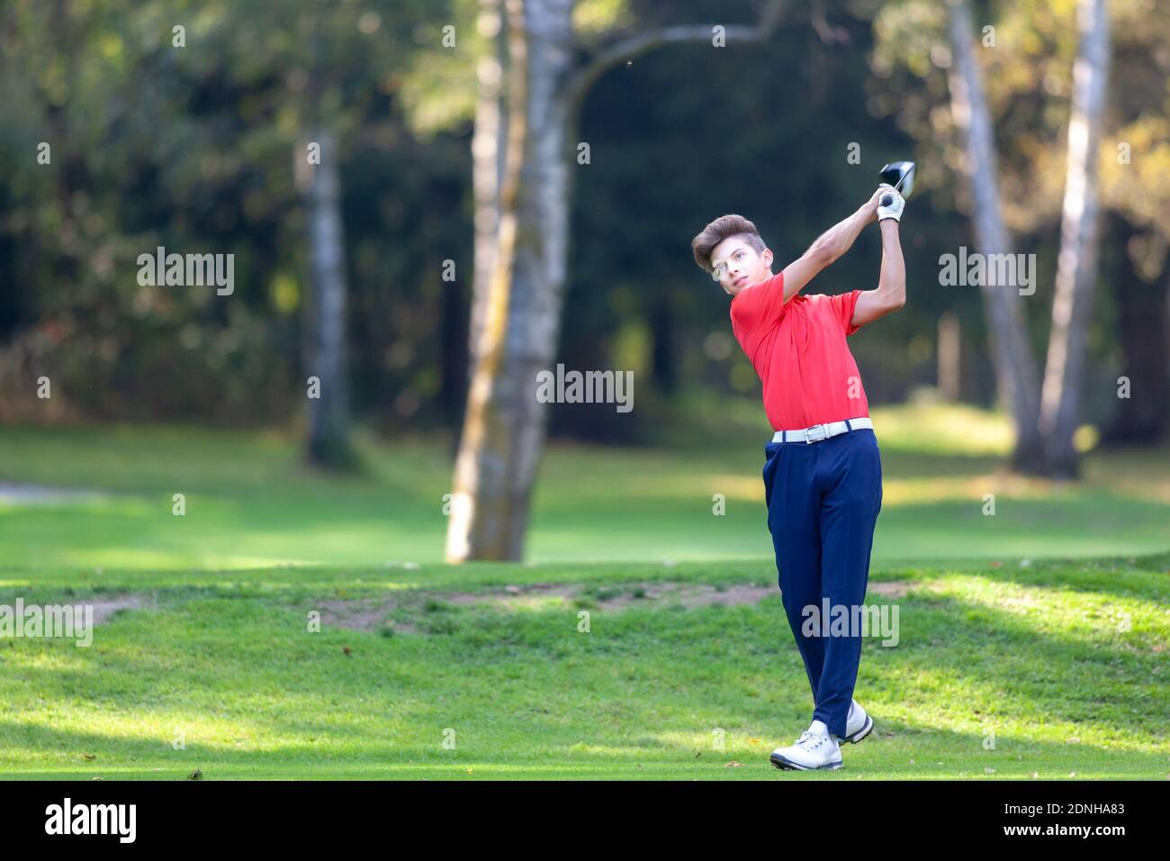 Teenage golf hi-res stock photography and images - Alamy