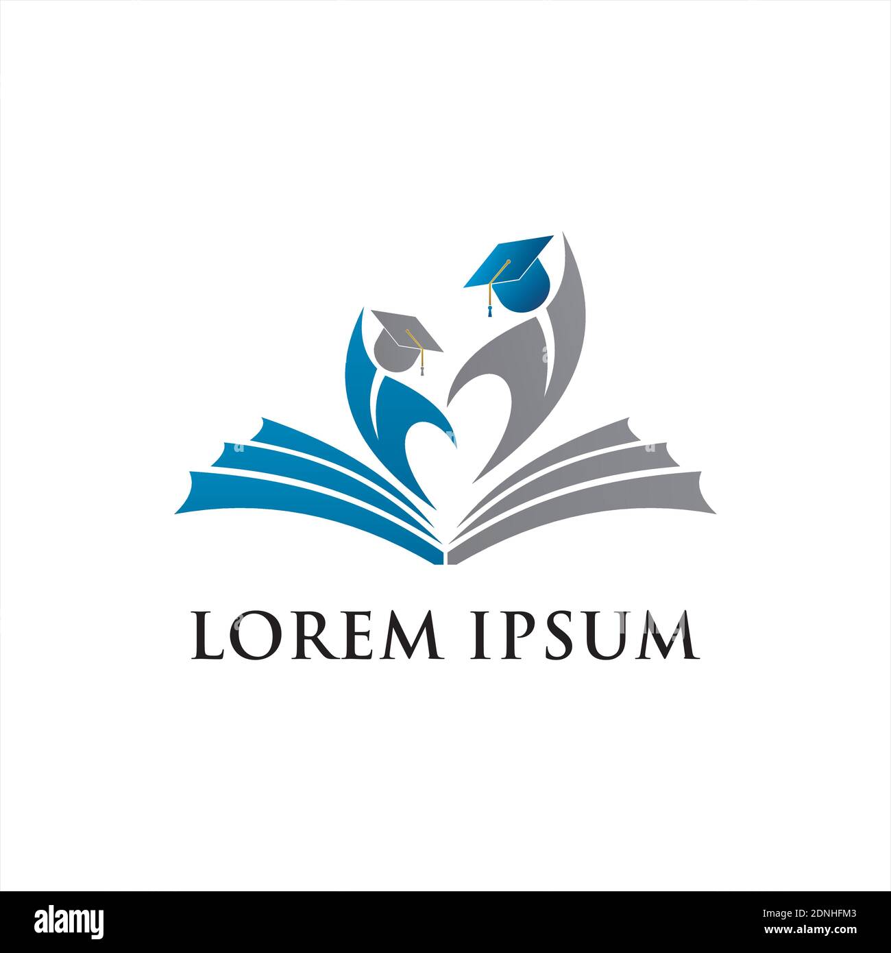 Book logo college student illustration Stock Vector Image & Art - Alamy
