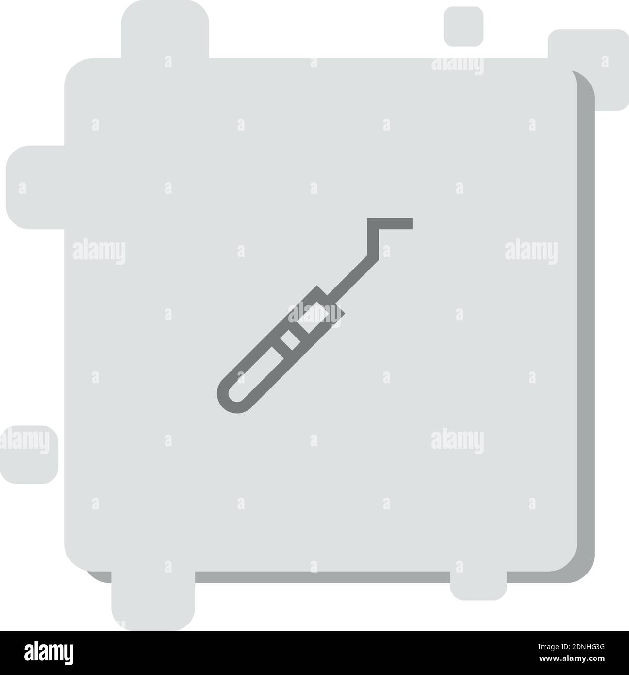 periodontal scaler vector icon modern simple vector illustration Stock ...