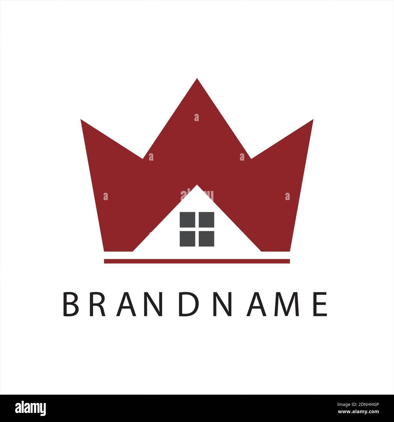 Simple and creative golden crown logo Stock Vector Images - Alamy