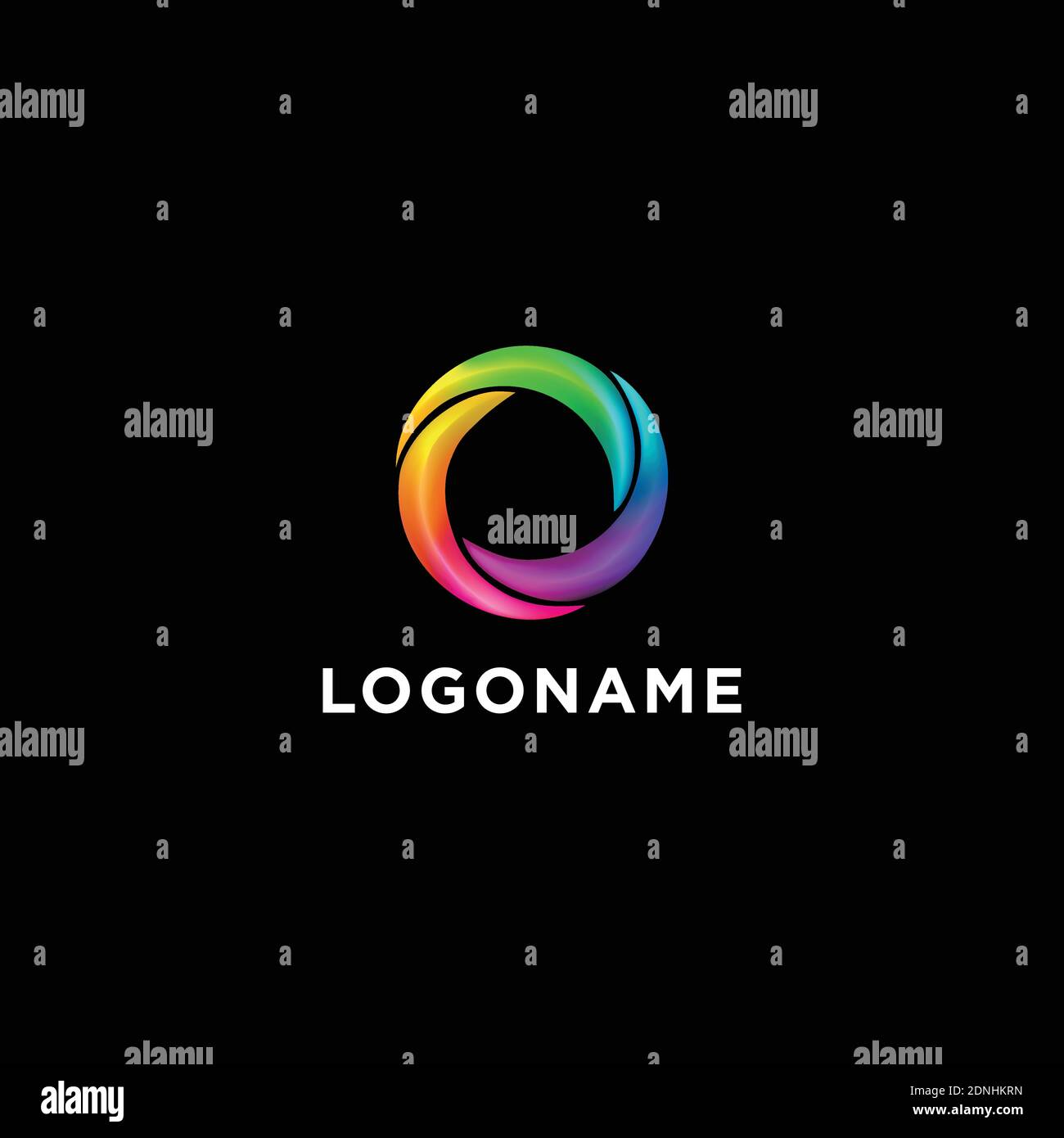 Rainbow glossy background technology website Stock Vector Images - Alamy