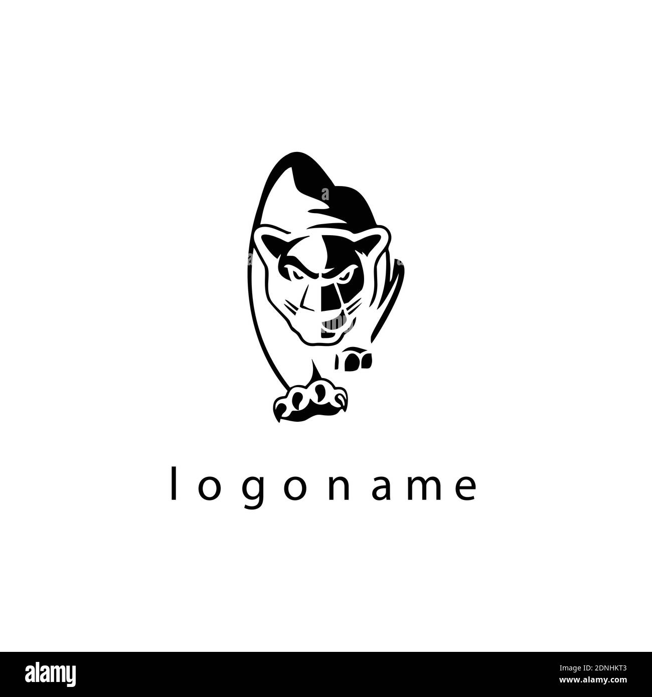 Tiger shape for logo Stock Vector Images - Alamy