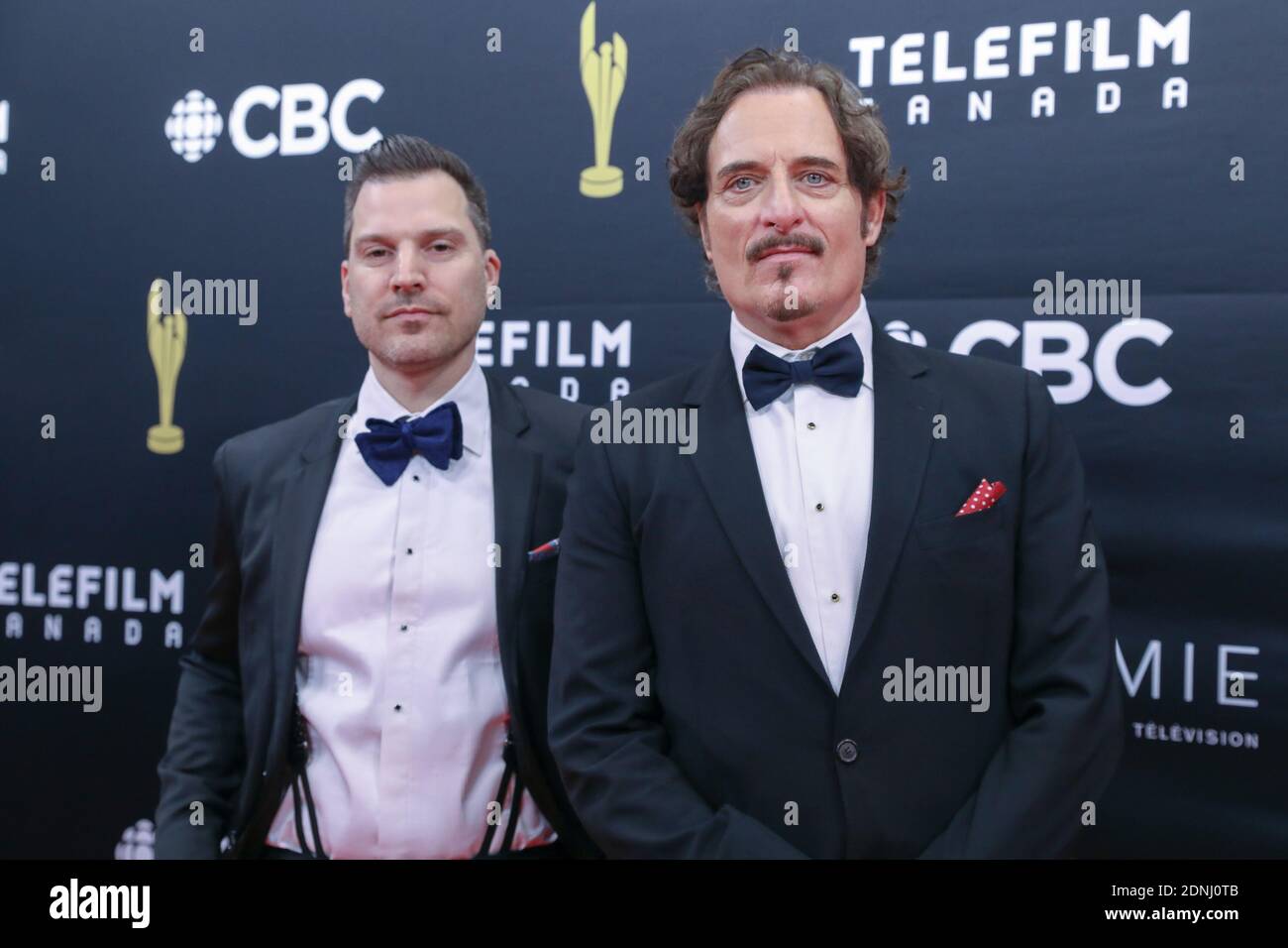 Mark Montefiore and Kim Coates attend the 2019 Canadian Screen Awards ...