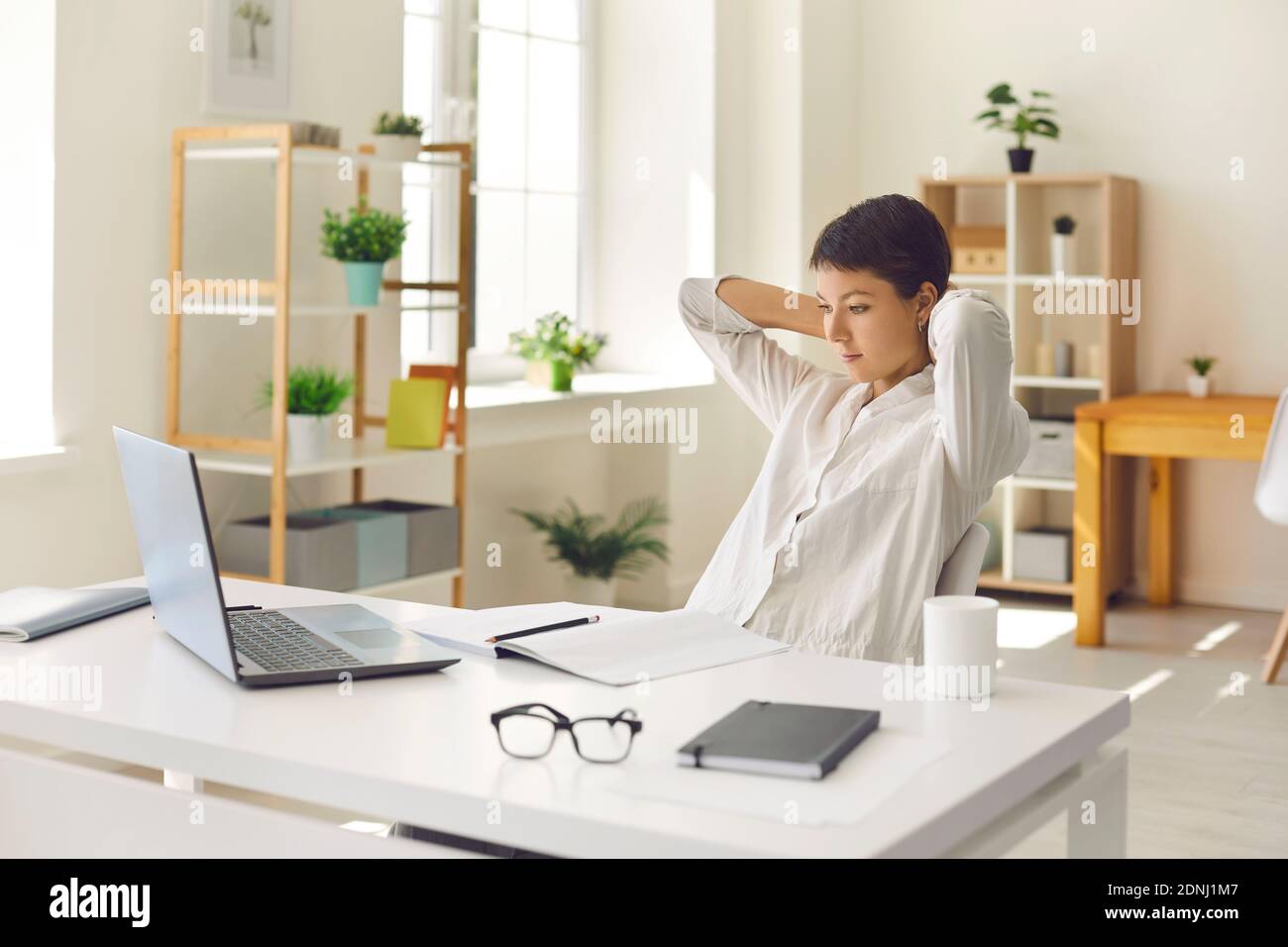 Relaxed remote hi-res stock photography and images - Alamy