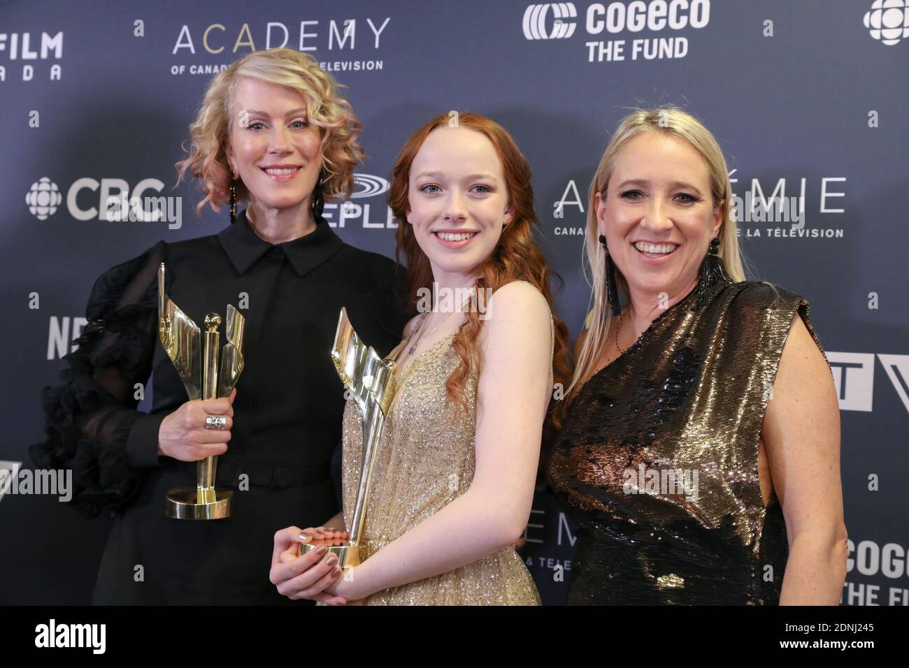 Moira Walley-Beckett, Miranda de Pencier and Amybeth McNulty attend the ...