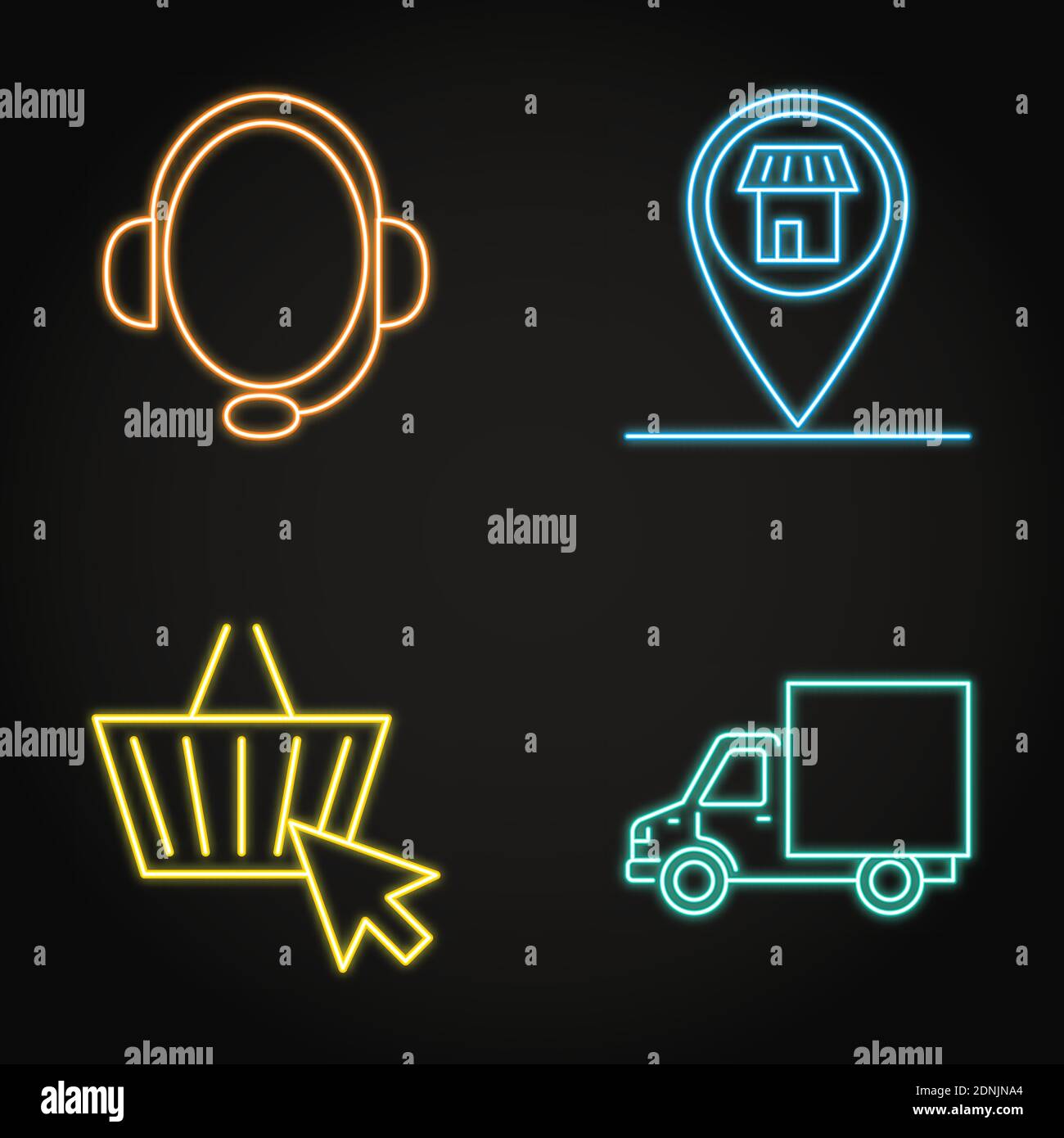 Supermarket operator Stock Vector Images - Alamy