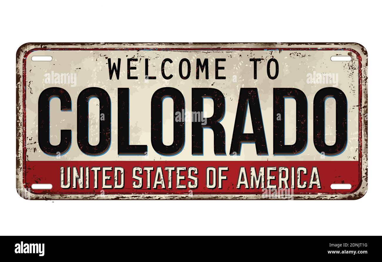 solid red colorado plate