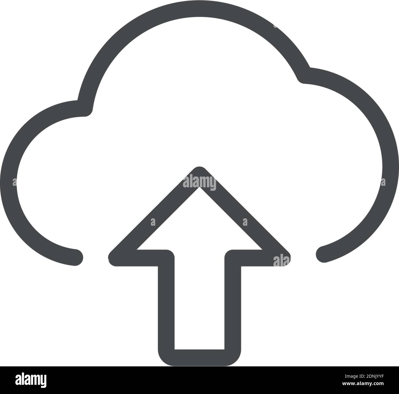 upload vector icon modern simple vector illustration Stock Vector Image ...