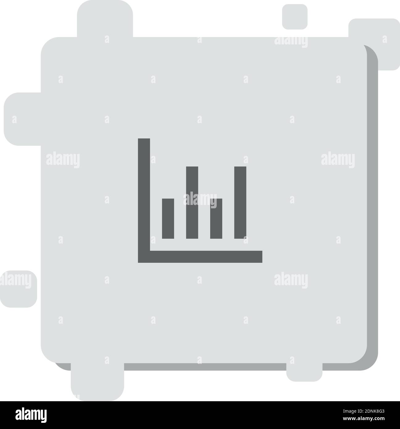 bar chart vector icon modern simple vector illustration Stock Vector ...