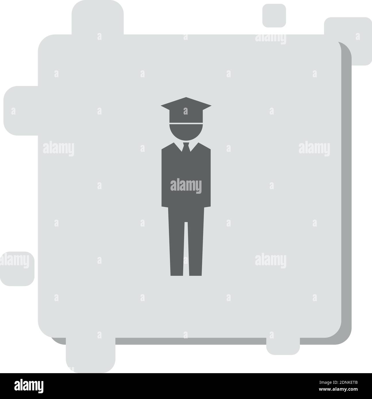 porter with hat vector icon modern simple vector illustration Stock ...