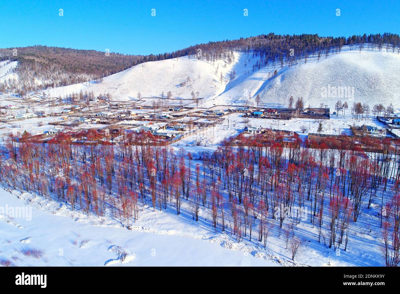 Snow Philippine mountain village Stock Photo - Alamy