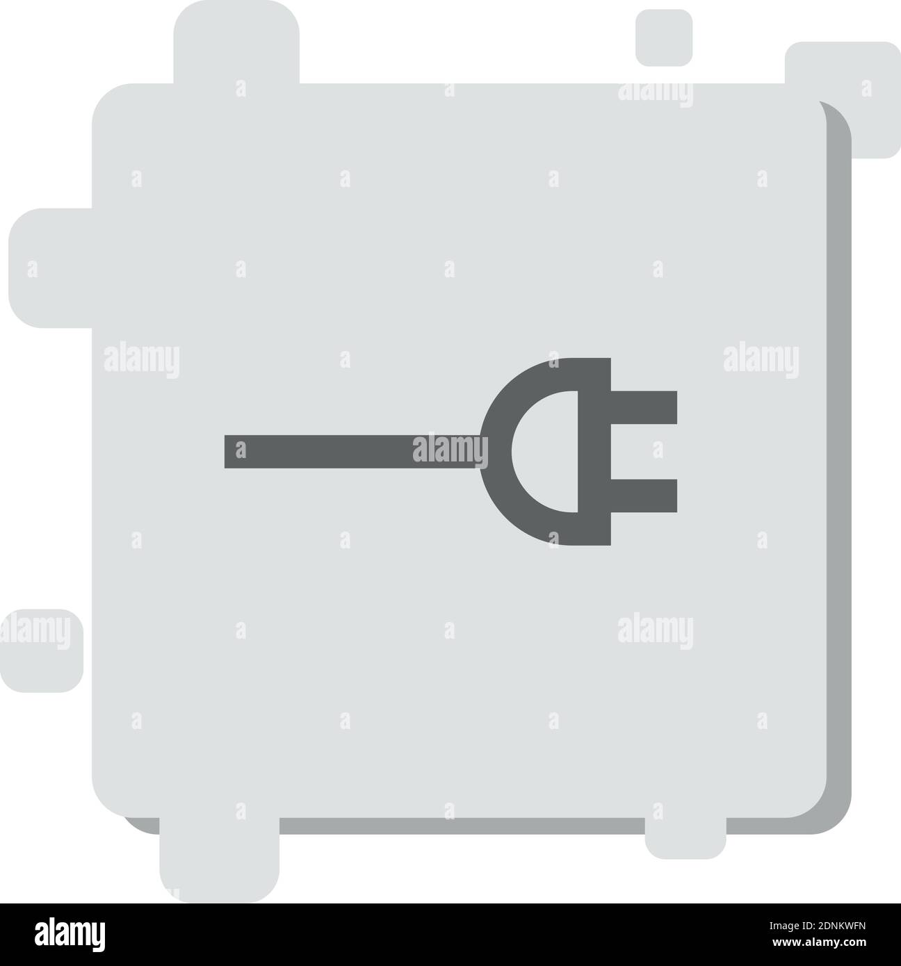 plug vector icon modern simple vector illustration Stock Vector Image ...