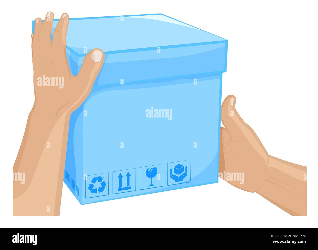 Mens shopping parcel Stock Vector Images - Alamy