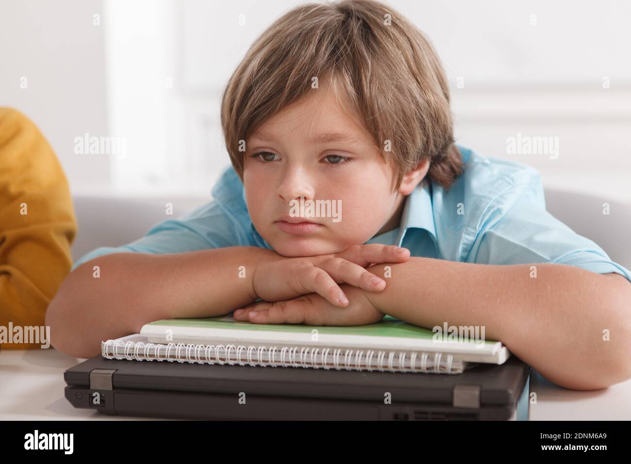 Sad Kid Computer High Resolution Stock Photography and Images - Alamy