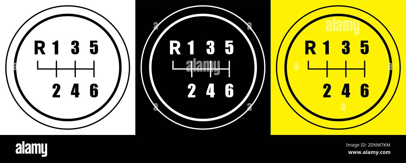 Gearbox lever. Car gearbox repair in service center. Vector Stock ...