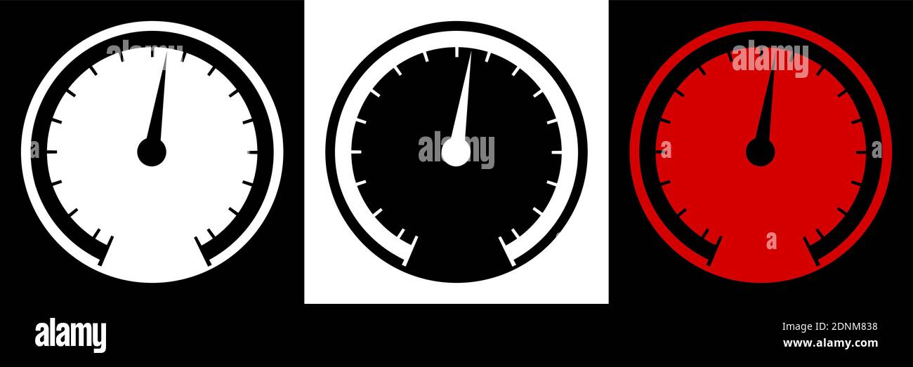 Analog gauges Stock Vector Images - Alamy