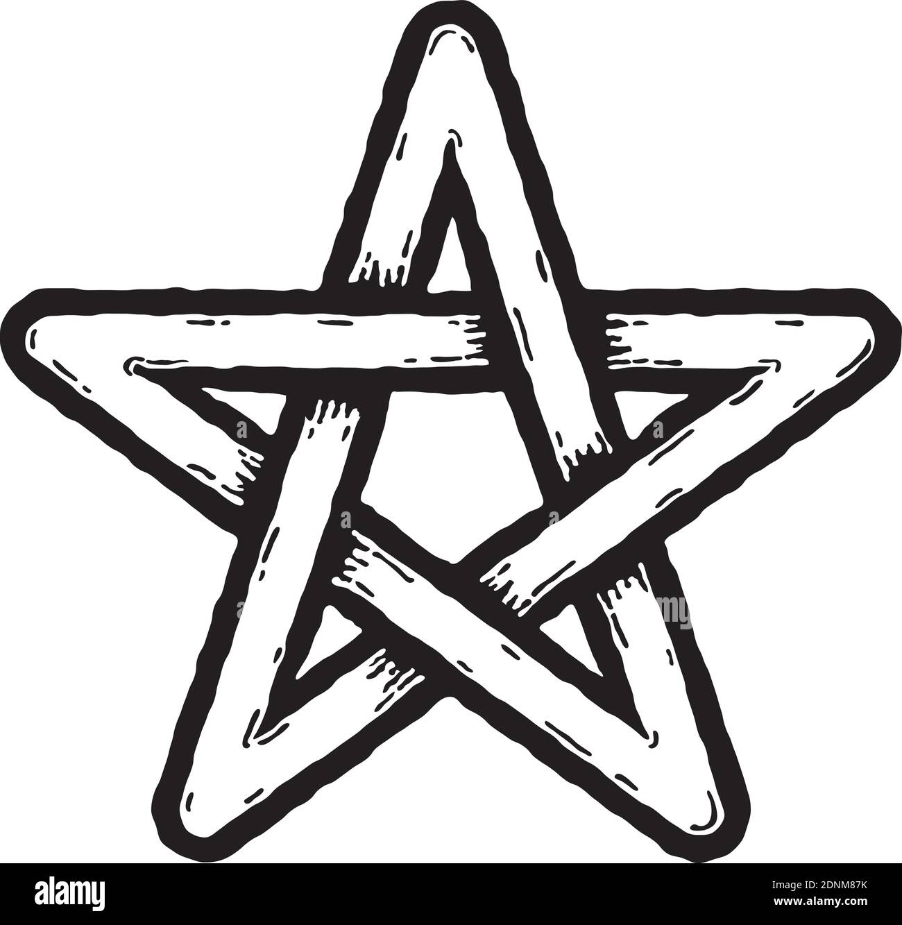 Celtic Knot Star Drawing