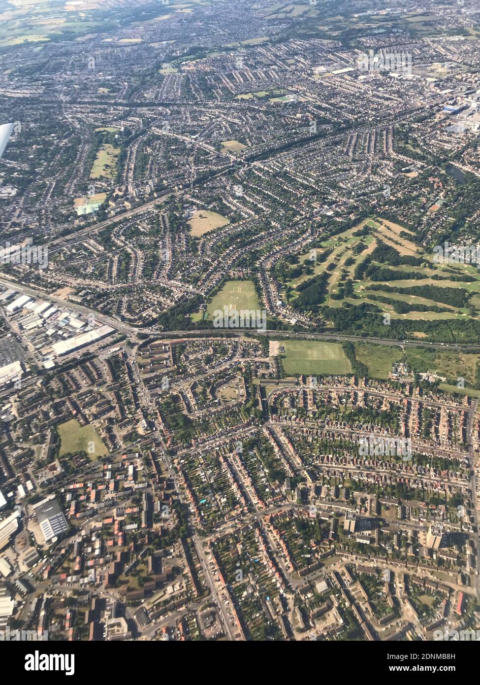 Urban sprawl aerial farm hi-res stock photography and images - Alamy