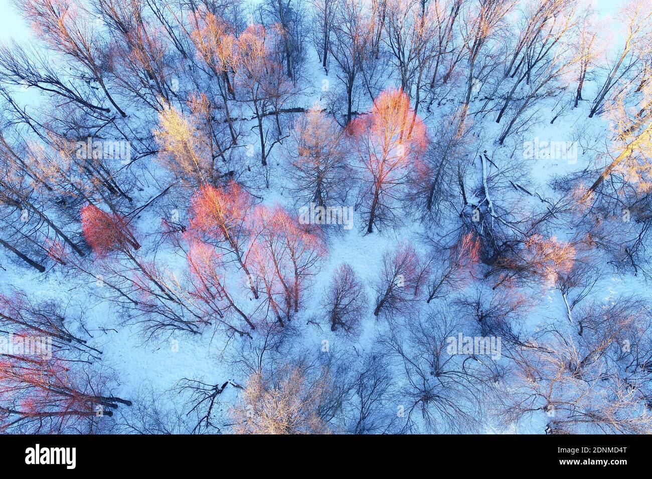 Aerial greater hinggan mountains snow Philippine Stock Photo - Alamy