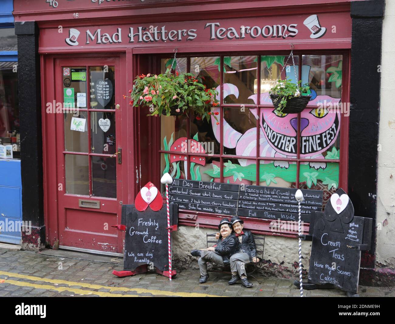 Mad Hatters Tea Room Stock Photo - Alamy