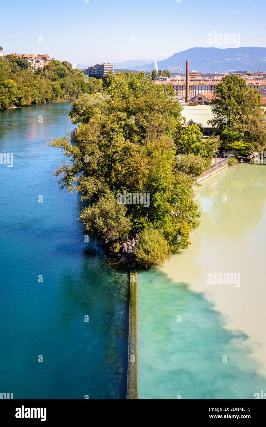 The Junction is the name of the confluence where the Rhone and Arve ...