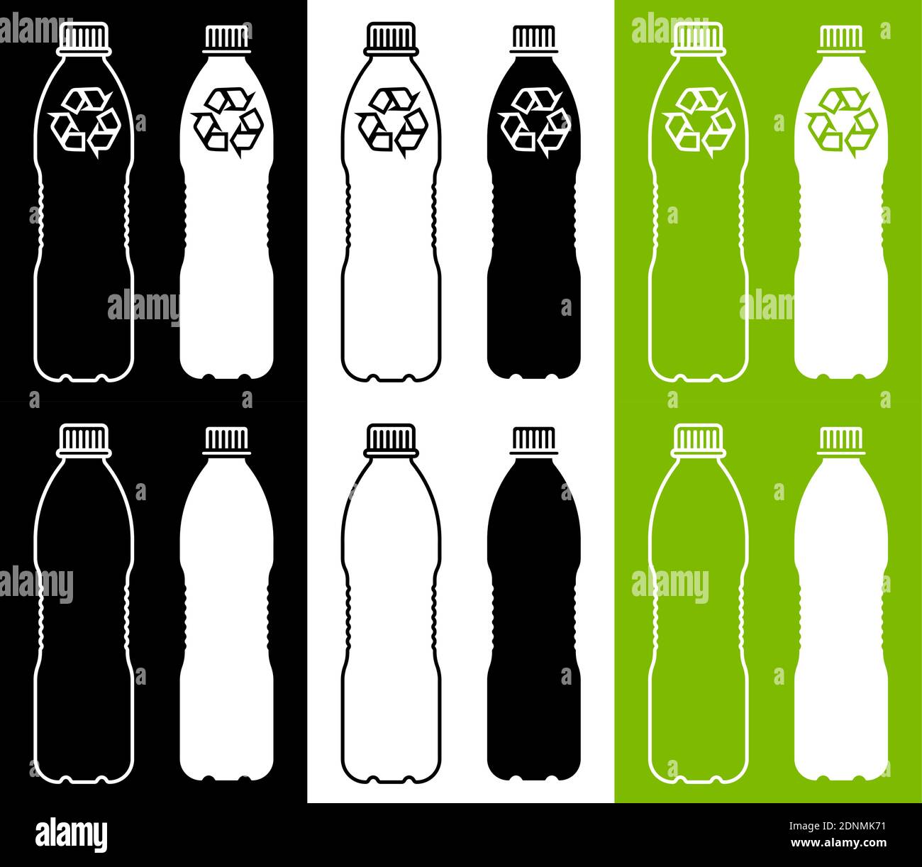 Recycle Plastic Bottles Signs